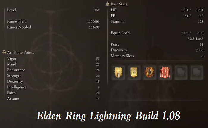 Best Elden Ring Lightning Build 1.08 - Most OP Lightning Build in Elden ... Best Elden Ring Lightning Build 1.08 - Most OP Lightning Build in Elden ...